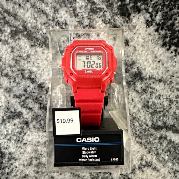 Casio | Accessories | Nwt Casio Red Watch | Poshmark